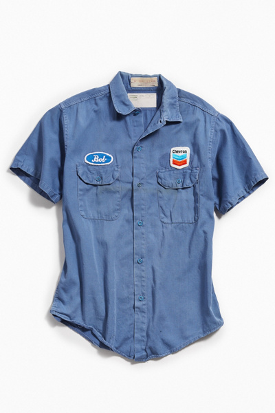 Vintage Chevron Work Shirt | Urban Outfitters