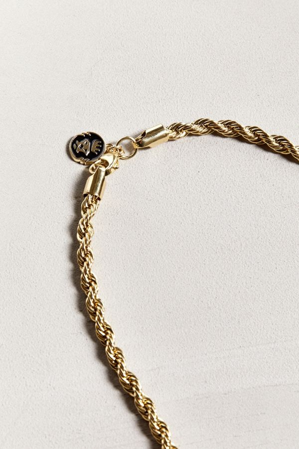 King Ice 14k Gold Rope Chain Necklace | Urban Outfitters