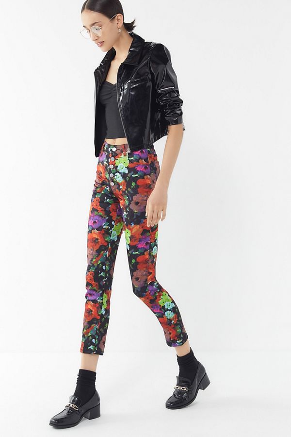BDG Floral High-Rise Stairway Pant | Urban Outfitters