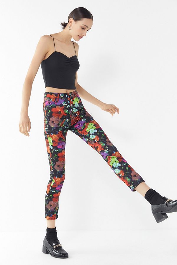BDG Floral High-Rise Stairway Pant | Urban Outfitters