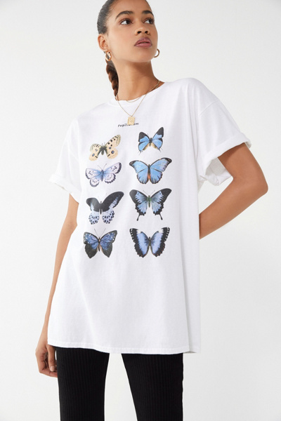 Blue Butterfly Tee | Urban Outfitters Canada