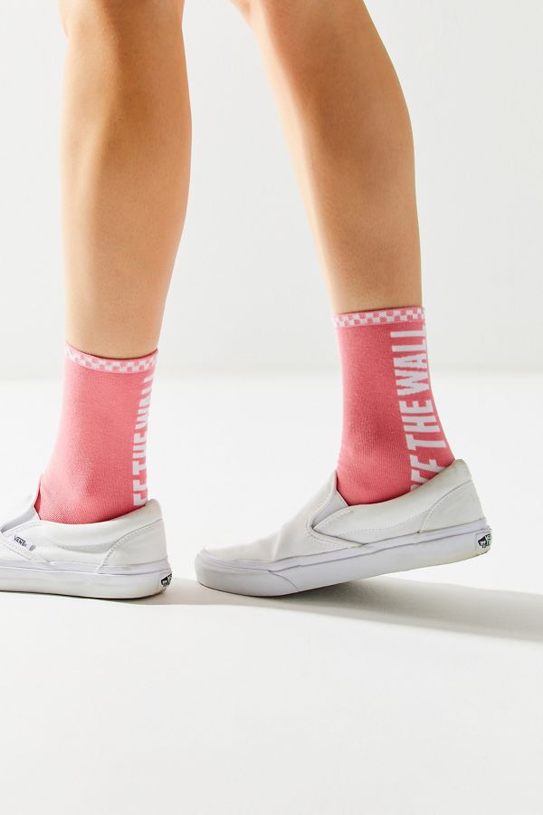 Vans Ticker Checkerboard Crew Sock | Urban Outfitters