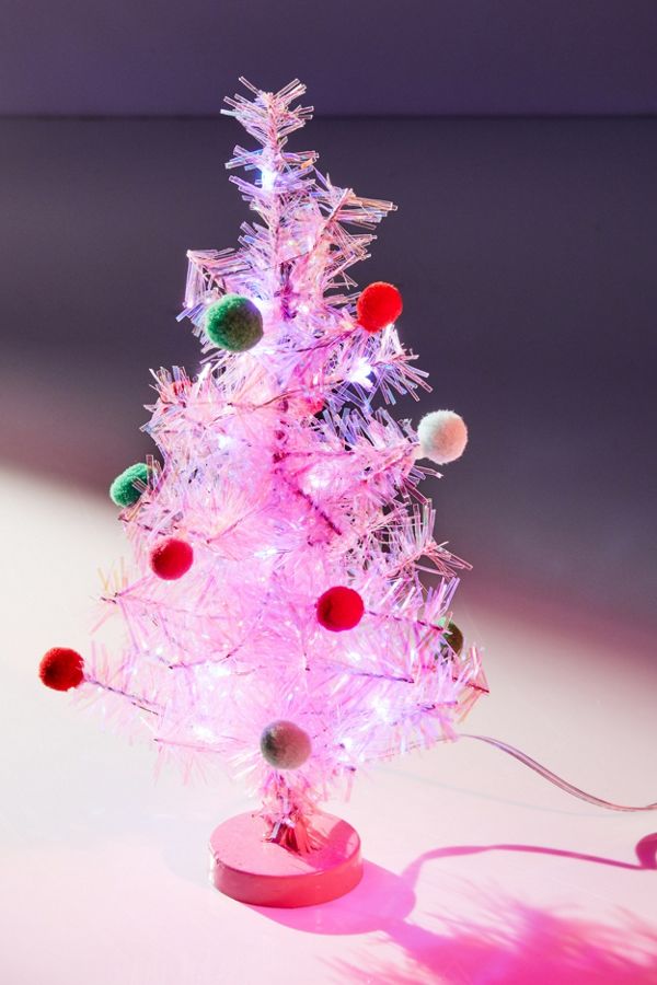 Mini Pink USB Christmas Tree | Urban Outfitters