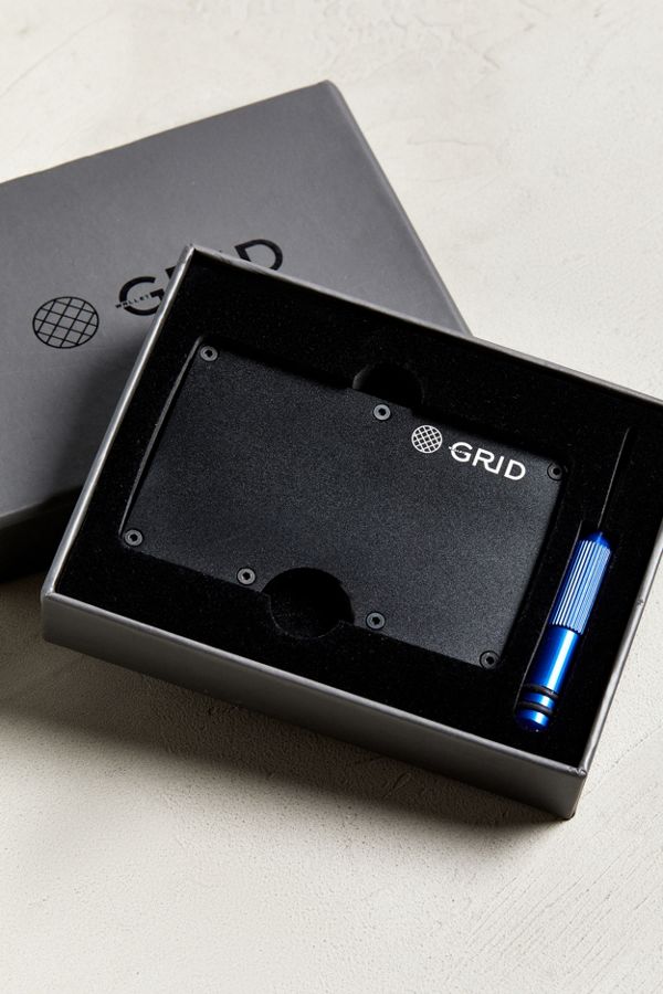 GRID Aluminum Wallet | Urban Outfitters