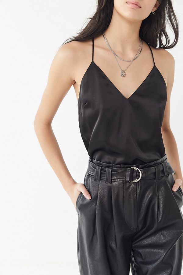 UO Satin Strappy Back Cami | Urban Outfitters