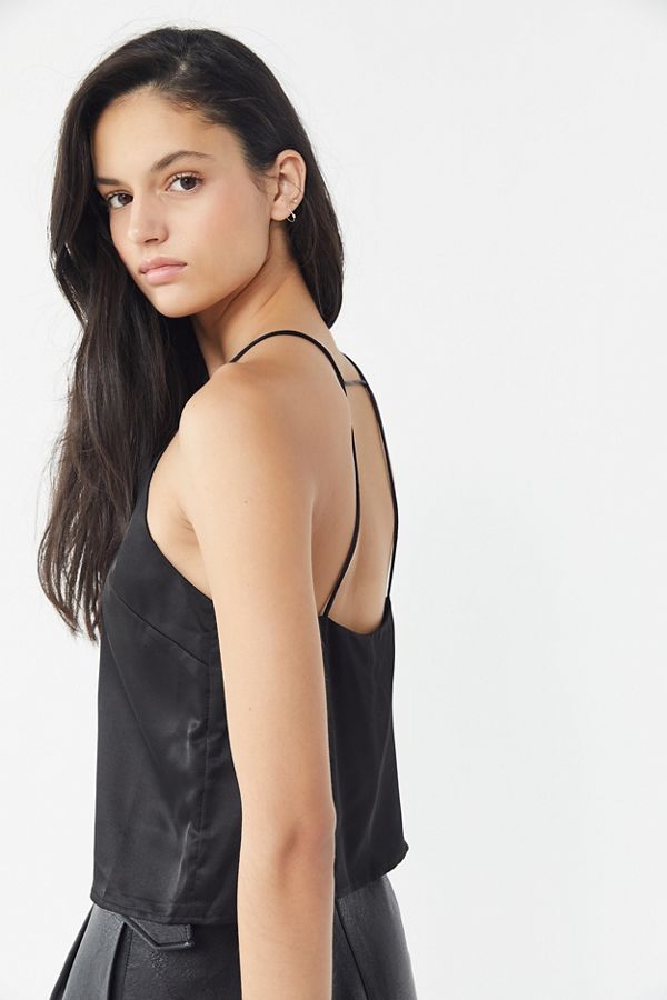 UO Satin Strappy Back Cami | Urban Outfitters