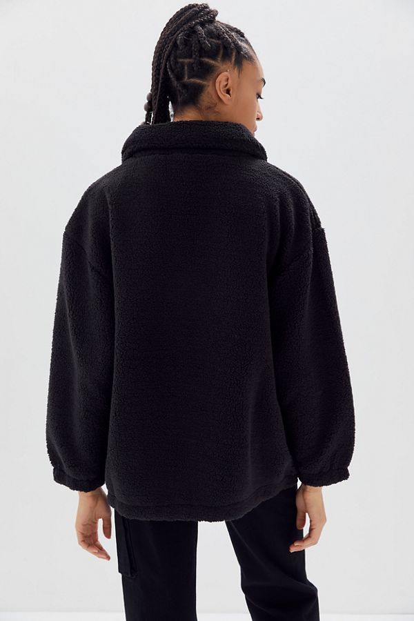 FILA UO Exclusive Diana Zip-Front Teddy Jacket | Urban Outfitters