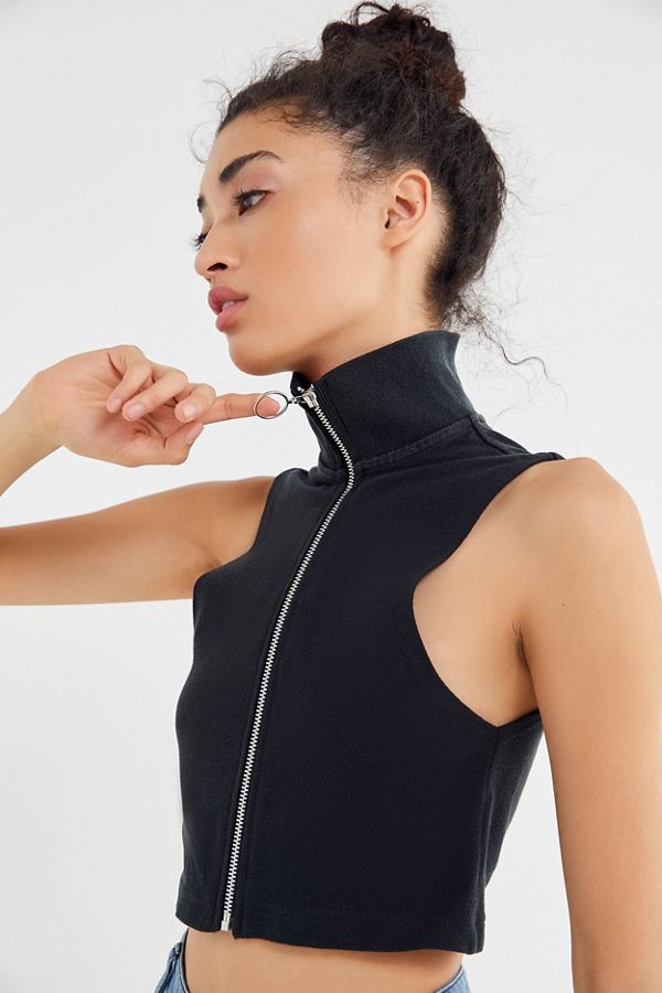 Urban Renewal Remade Sleeveless O-Ring Polo Tank Top | Urban Outfitters