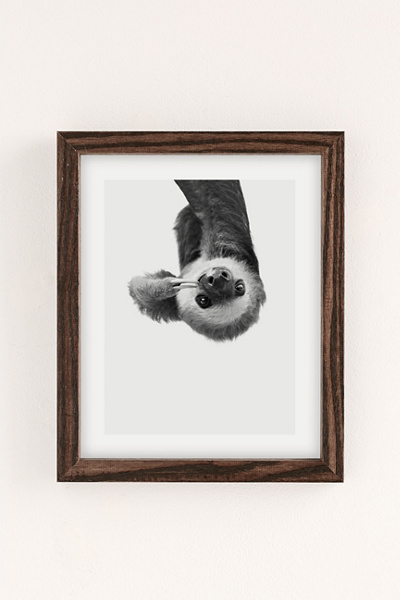 Sisi And Seb Sloth Art Print | ModeSens